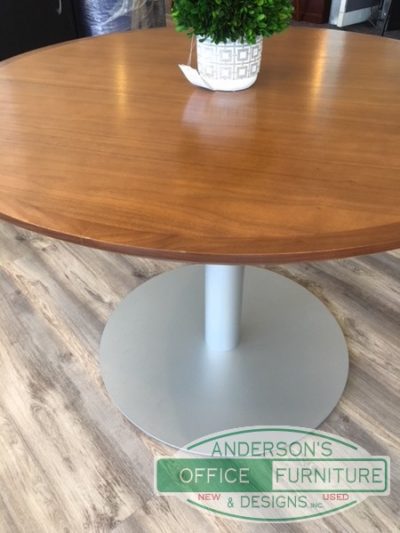 Used 42" Steelcase Elective Elements Wood Systems Table - Andersons ...