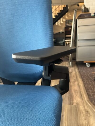 Steelcase Gesture Blue Fabric , Black Frame - Andersons Office Furniture